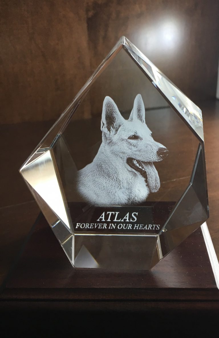 3D Pet Memorial Crystals – Pet Urns By Paws2Heaven